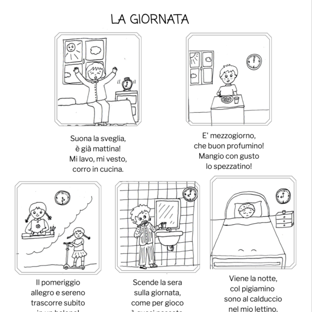 Giornata - filastrocca • Edudoro