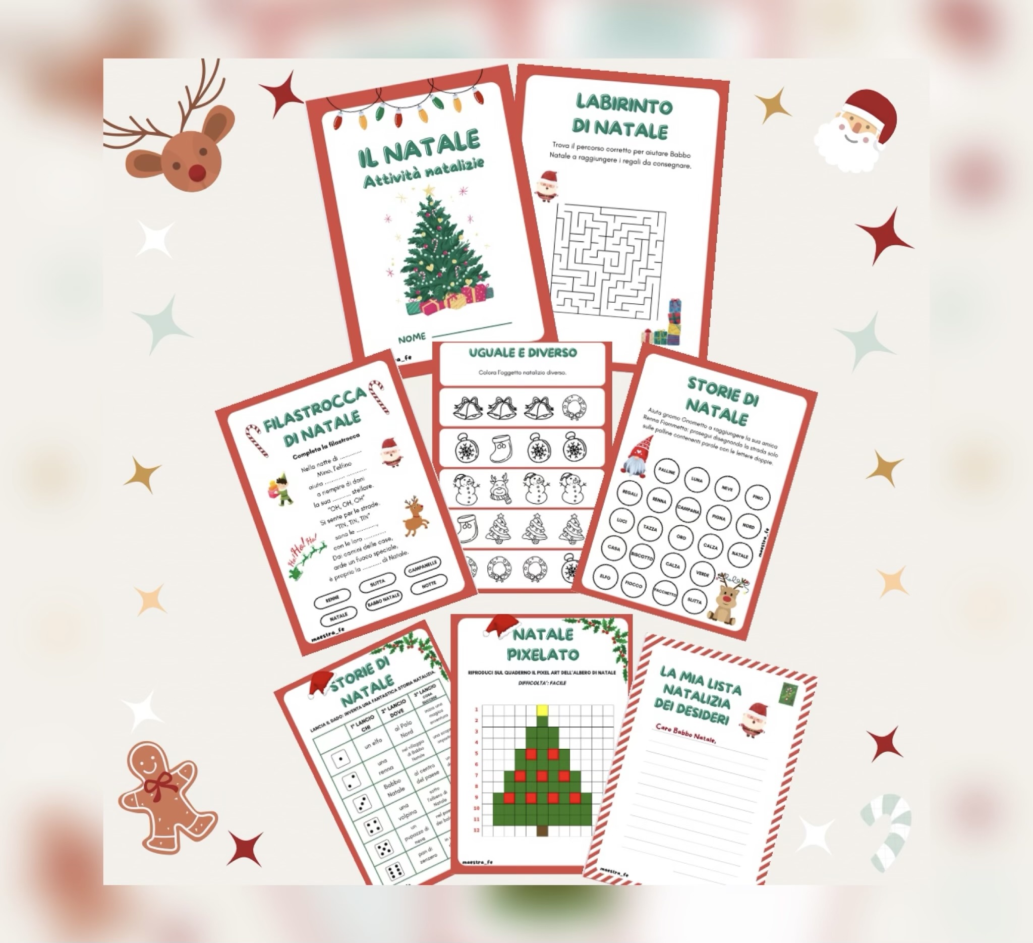 Lista Dei Desideri Di Natale Da Colorare Stampabile Lettera Da Babbo