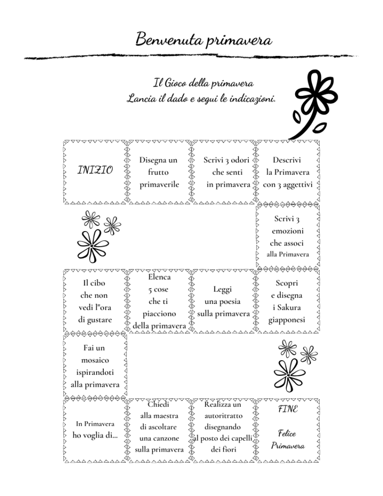 Gioco Primavera • Edudoro