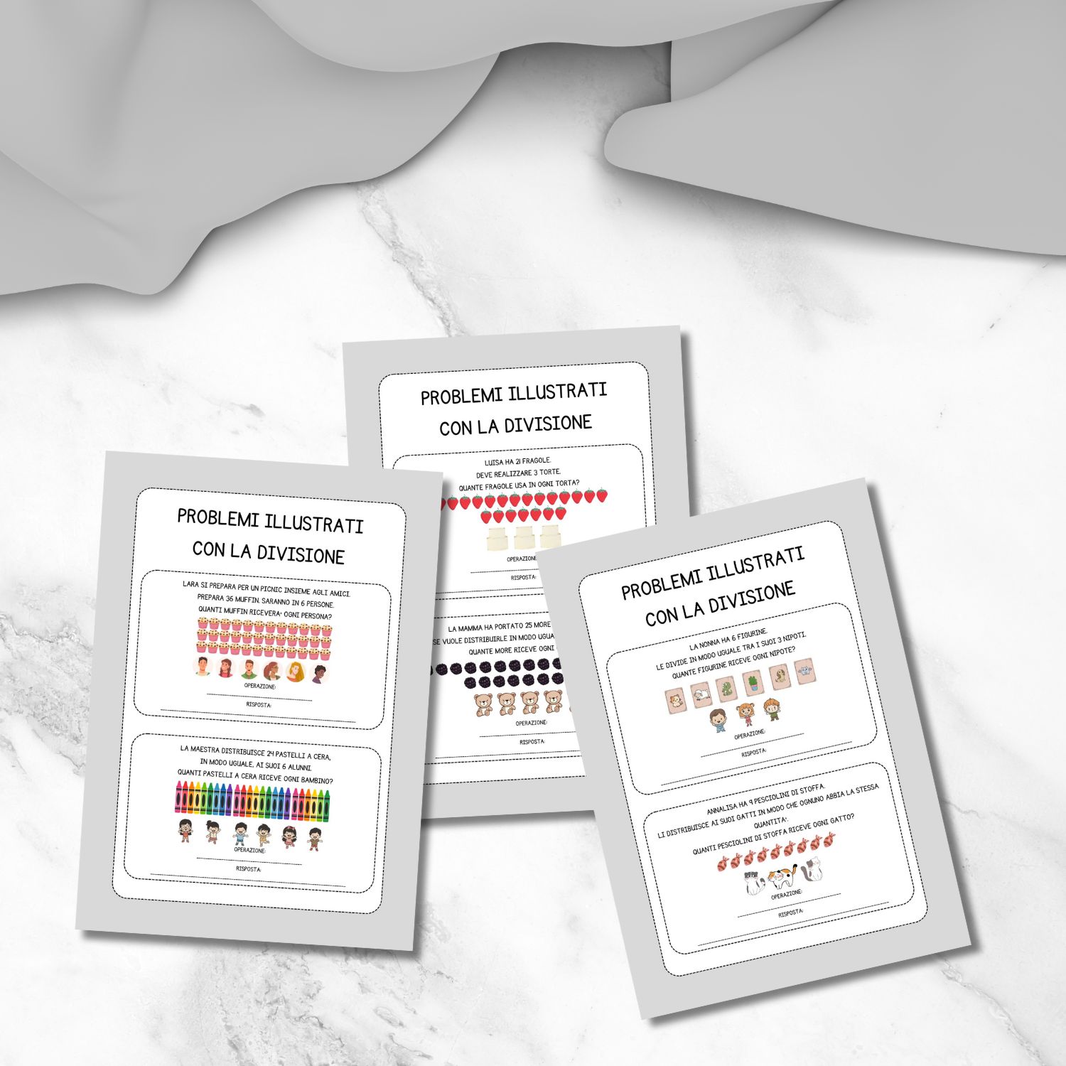 Problemi con le divisioni classe seconda • Edudoro