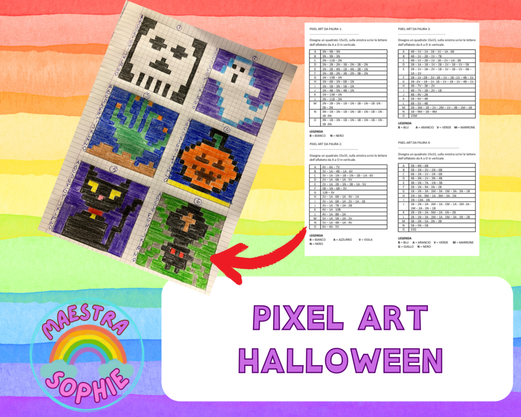 PIXEL ART DI HALLOWEEN • Edudoro