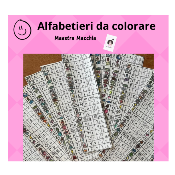 Alfabetieri da colorare • Edudoro