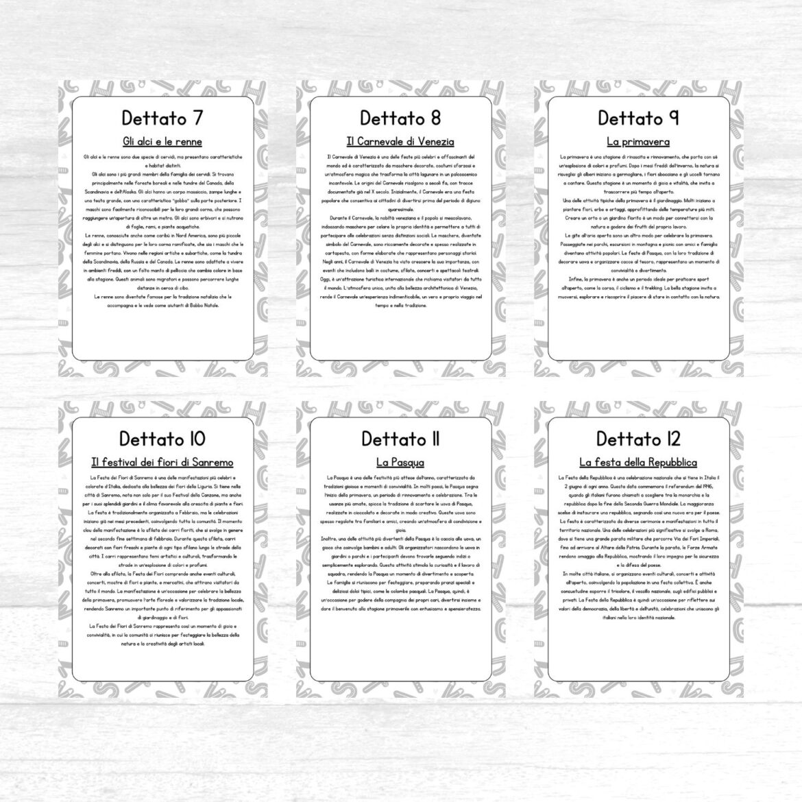 Dettati classe quinta • Edudoro