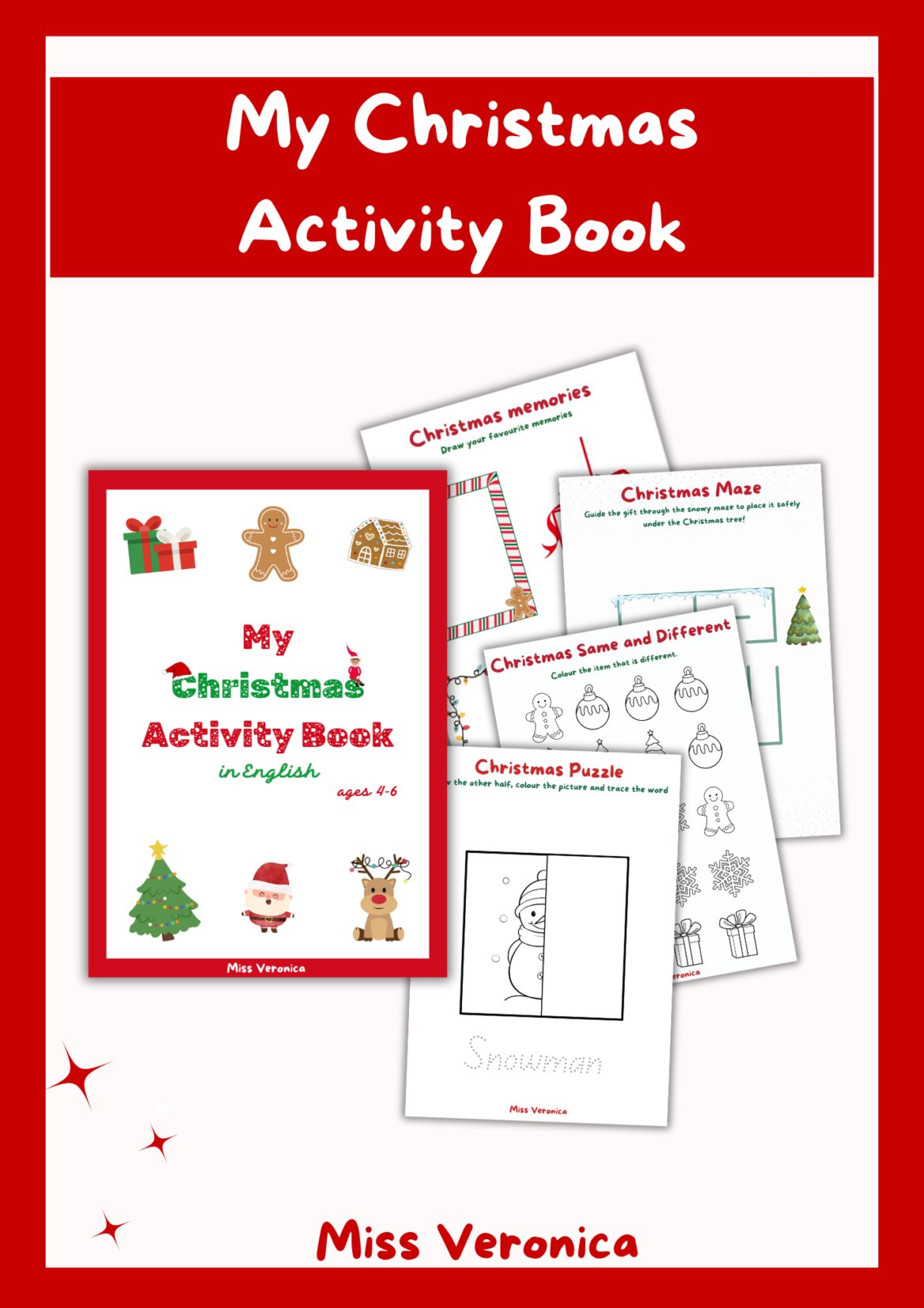 My Christmas Activity Book • Edudoro
