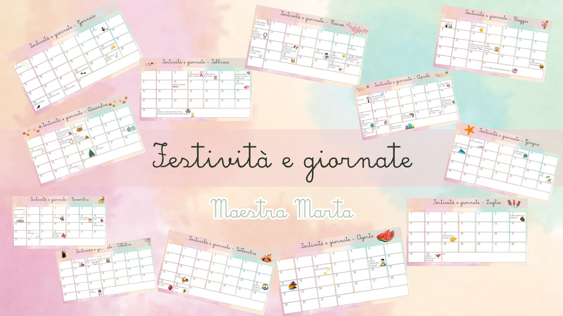 📅 Un calendario per ispirare e festeggiare...🌍📖 • Edudoro