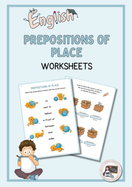PREPOSITIONS OF PLACE - WORKSHEETS | PREPOSIZIONI DI LUOGO - SCHEDE DI ...