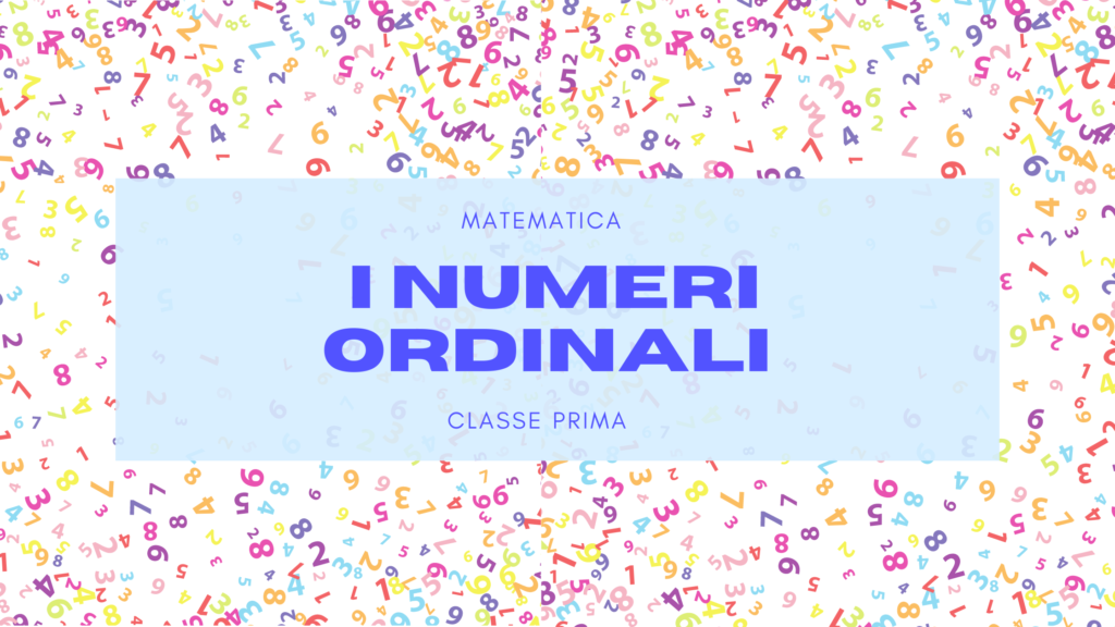 I numeri ordinali • Edudoro