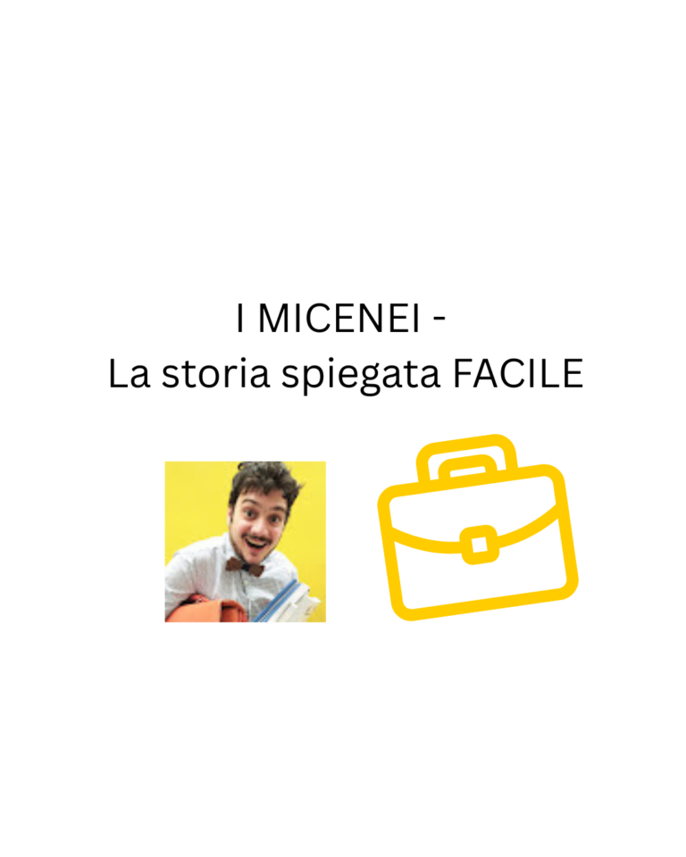 I MICENEI - La storia spiegata FACILE • Edudoro