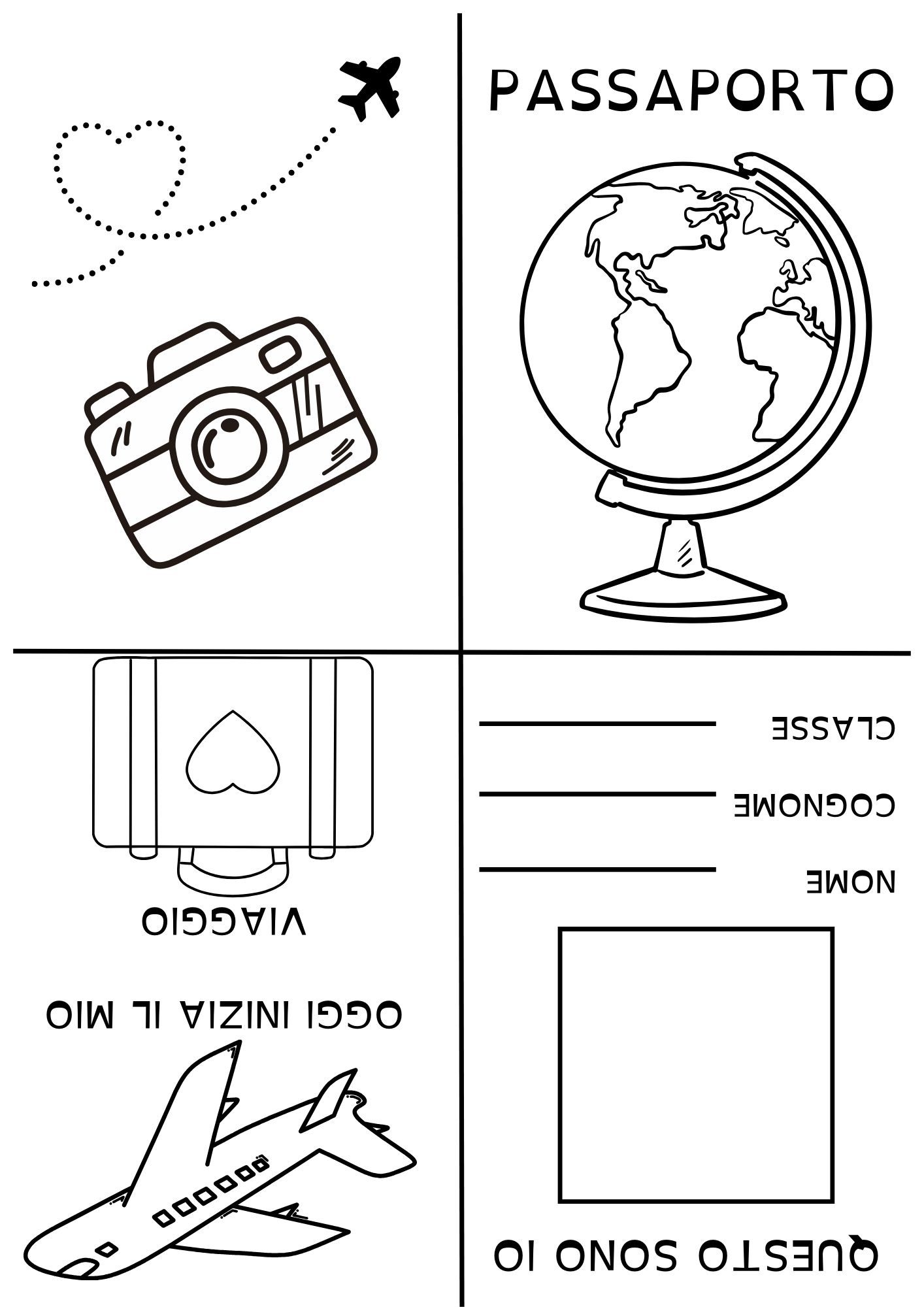 PASSAPORTO DA COLORARE • Edudoro