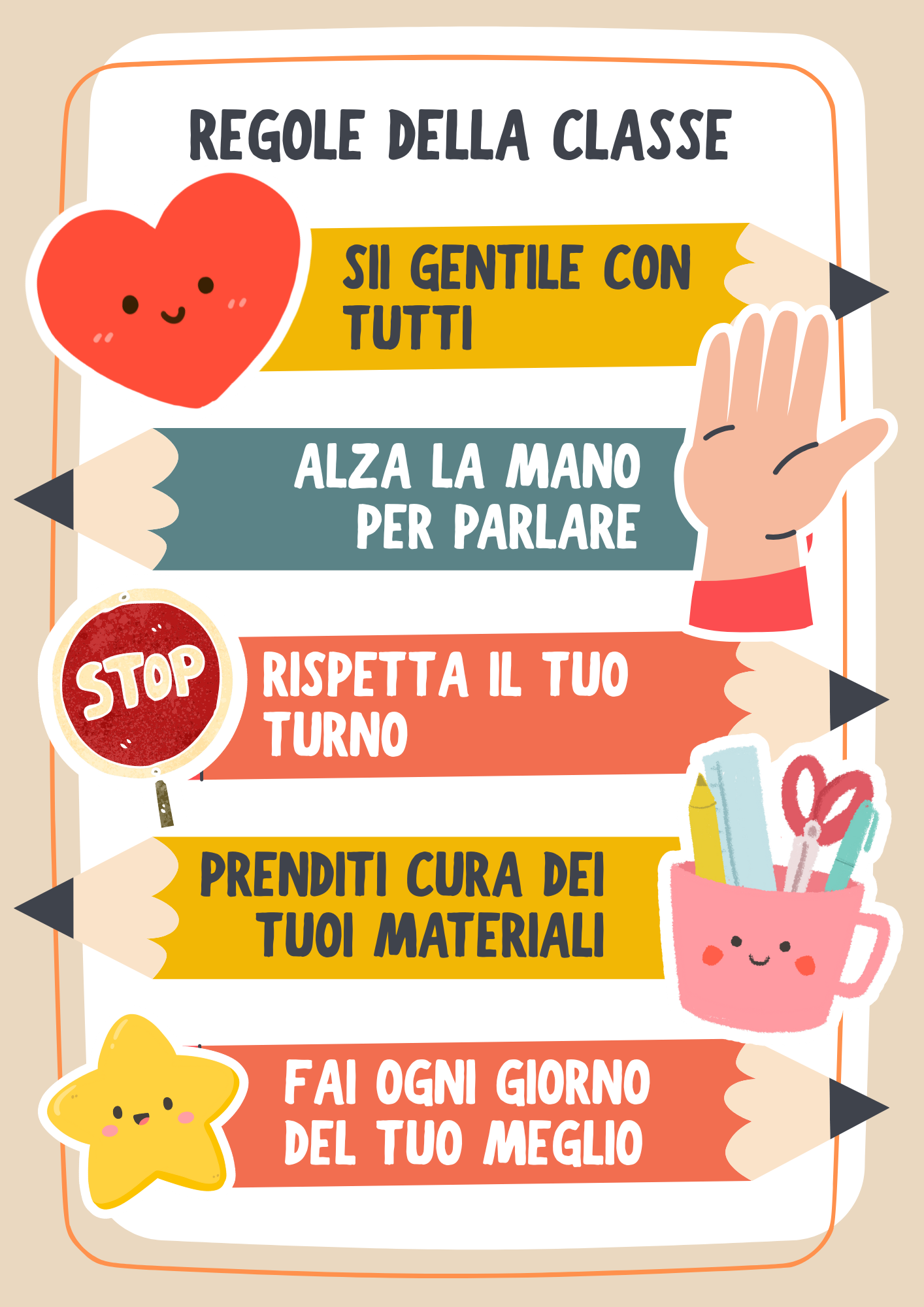 REGOLE DELLA CLASSE • Edudoro