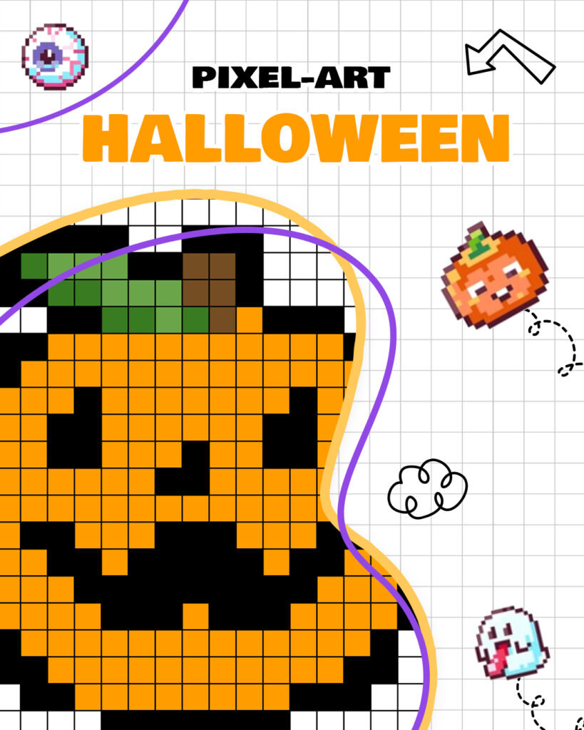 Pixel-Art - Halloween • Edudoro