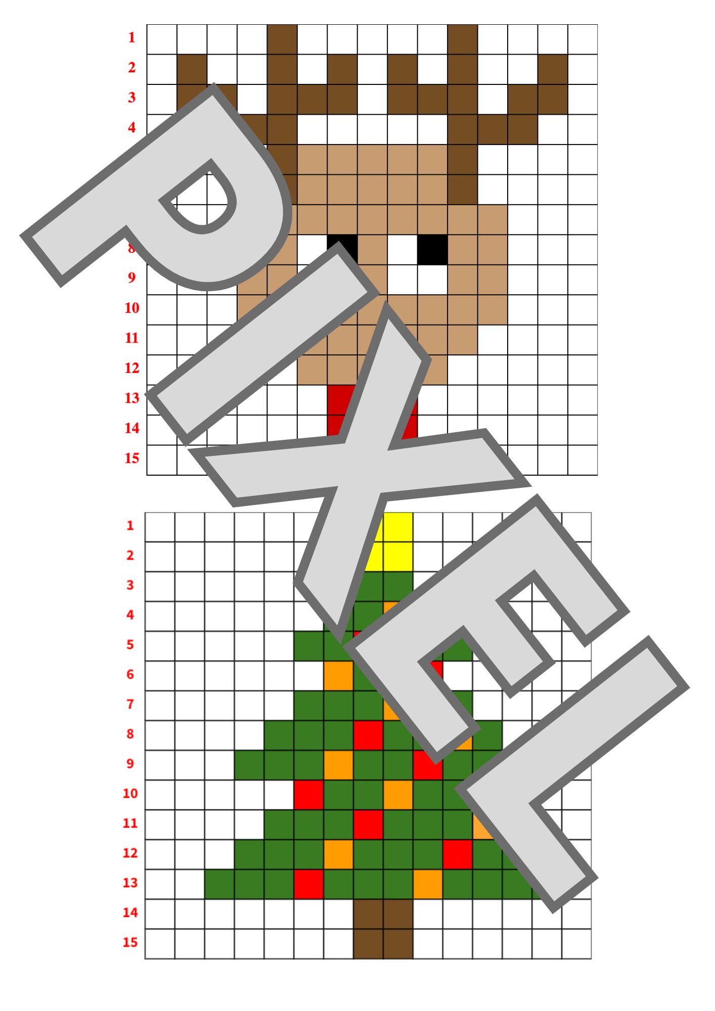 PIXEL ART DI NATALE • Edudoro