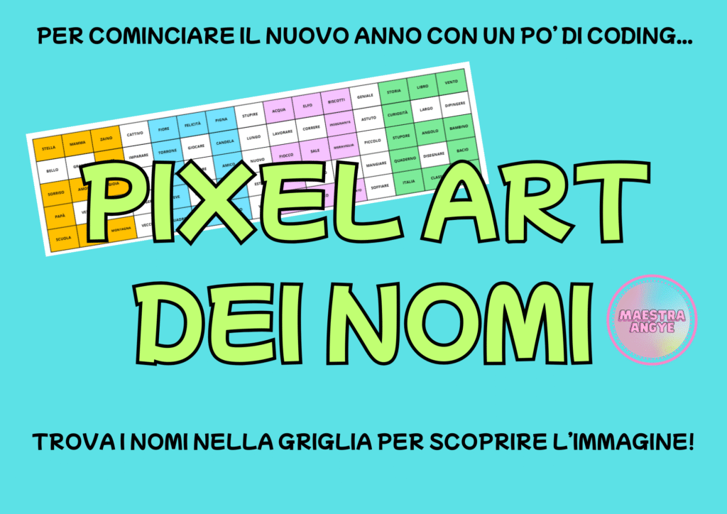 PIXEL ART DEI NOMI 2026 • Edudoro