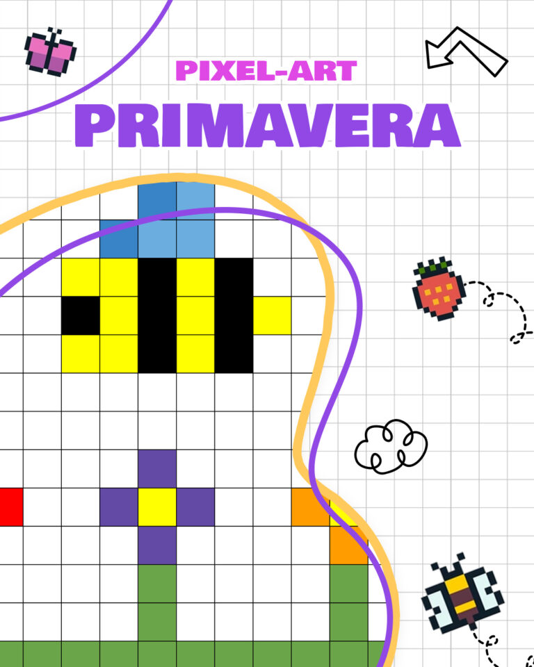 Pixel Art - La primavera • Edudoro